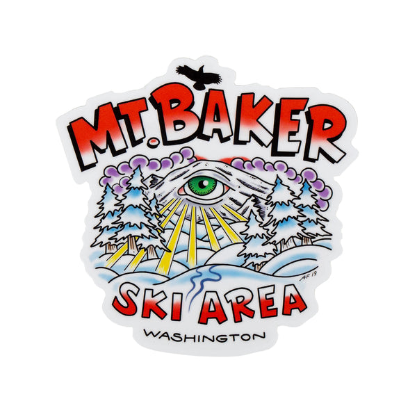 The Watcher Sticker – Mt. Baker Mountain Shop